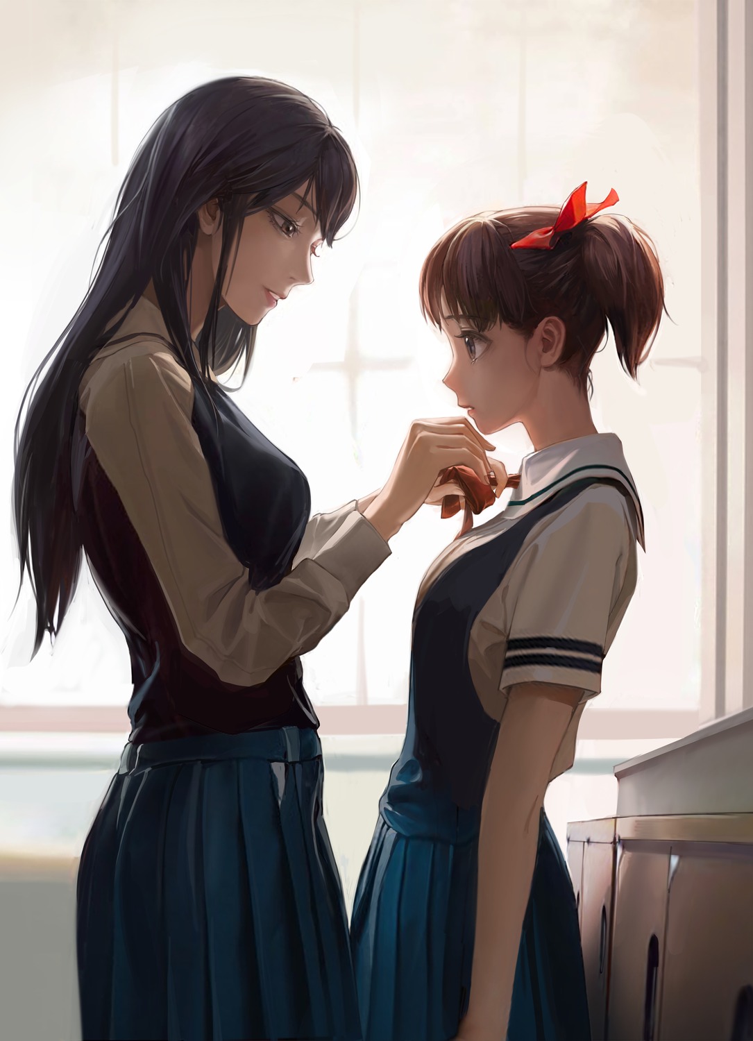 butter squid maria-sama ga miteru fukuzawa yumi ogasawara sachiko seifuku yuri | #942799 | yande.re